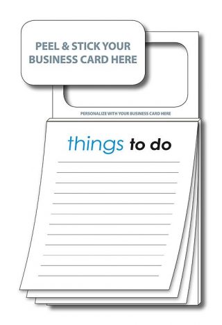 Advertising Magnetic Notepad with Business Card