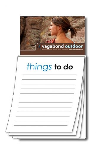 Personalized Business Card Magnets with Things To Do Notepad