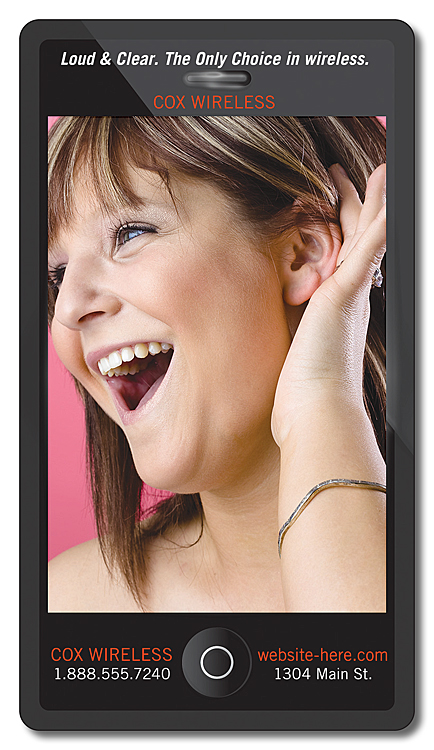 Magnet - Smart Phone Shape (2.5x4.5 Round Corners) - 25 Mil.